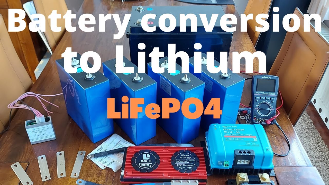 How to convert lead acid batteries to Lithium - DIY Grade A LiFePO4 ...