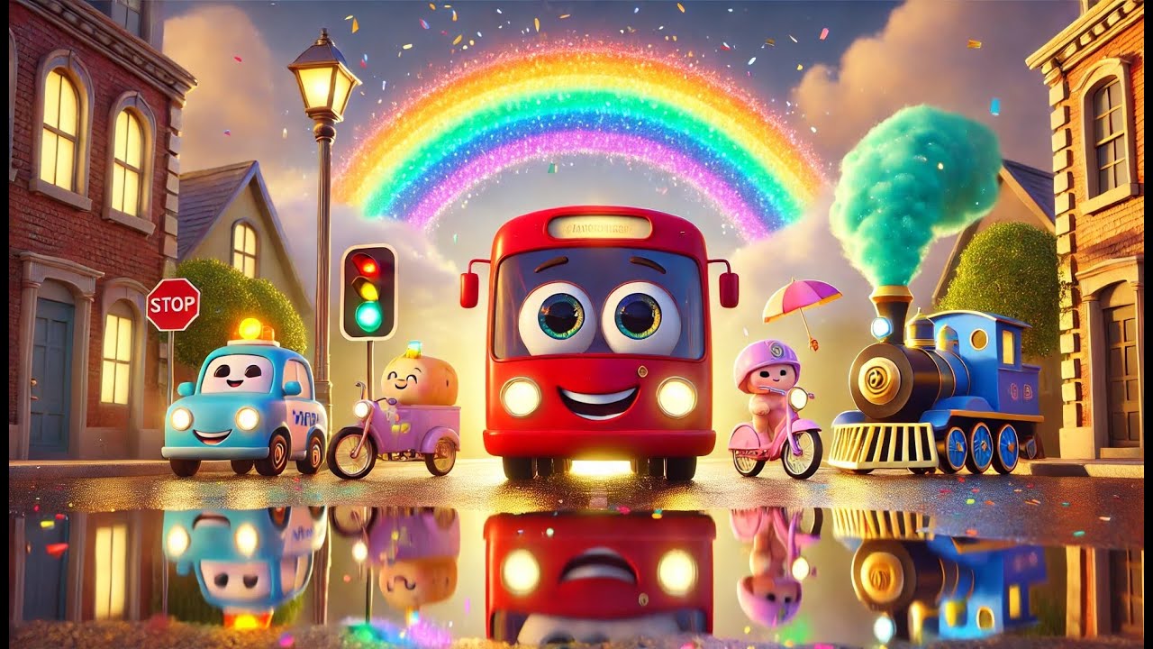 Ricky and the Rainbow Puddle Parade! - YouTube