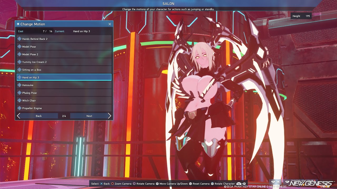 PSO2 NGS Character Creation Tutorial, Mecha Succubus Mia - YouTube