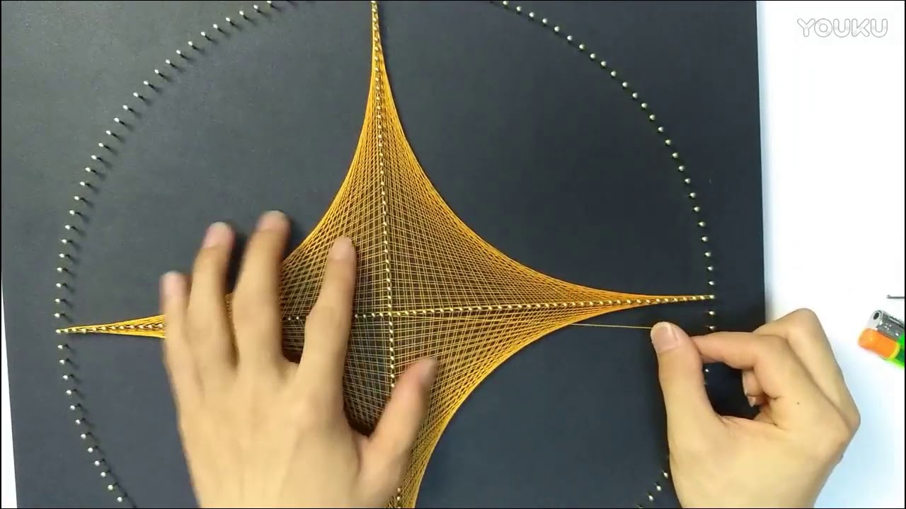 Installation tutorial For String Art Kit （Datura） - YouTube