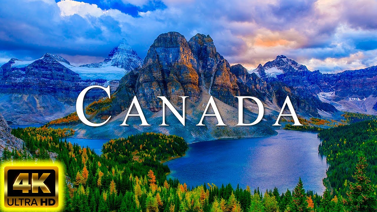 FLYING OVER CANADA (4K UHD) - Journey Through The Beautiful Natural ...