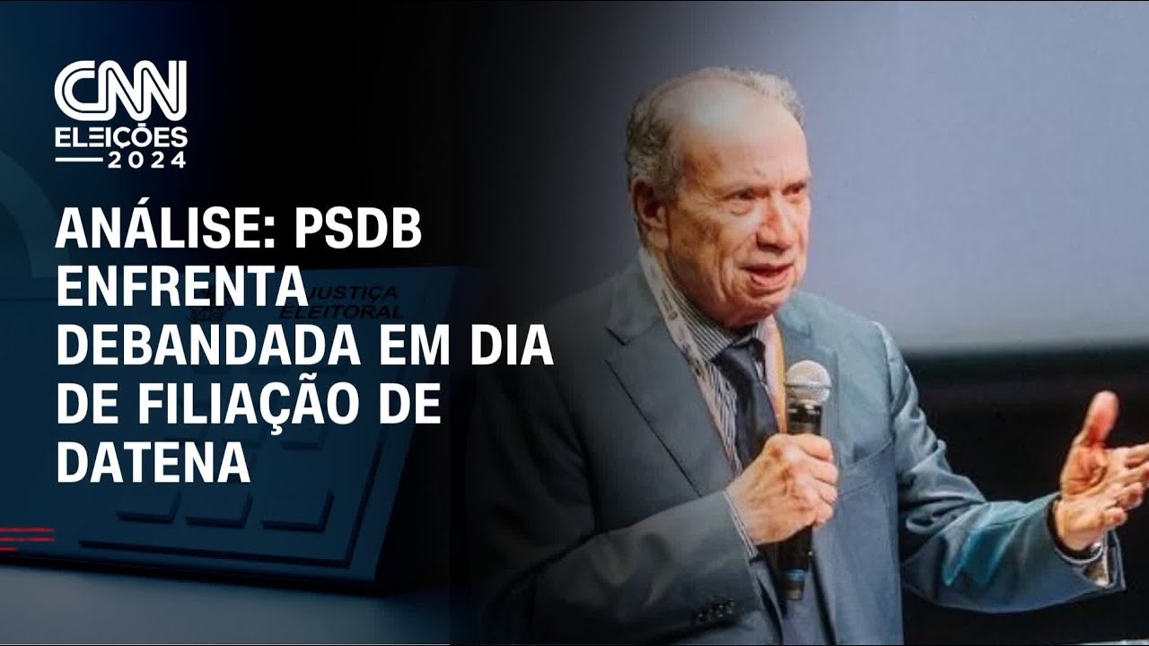 Análise: PSDB enfrenta debandada em dia de filiação de Datena | CNN ...