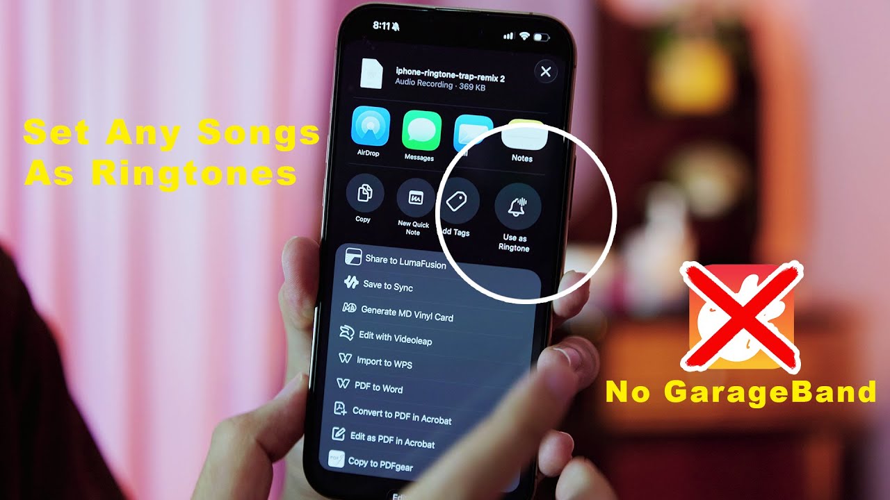 How to Set Any Songs As Ringtones on iOS26 No GarageBand - YouTube