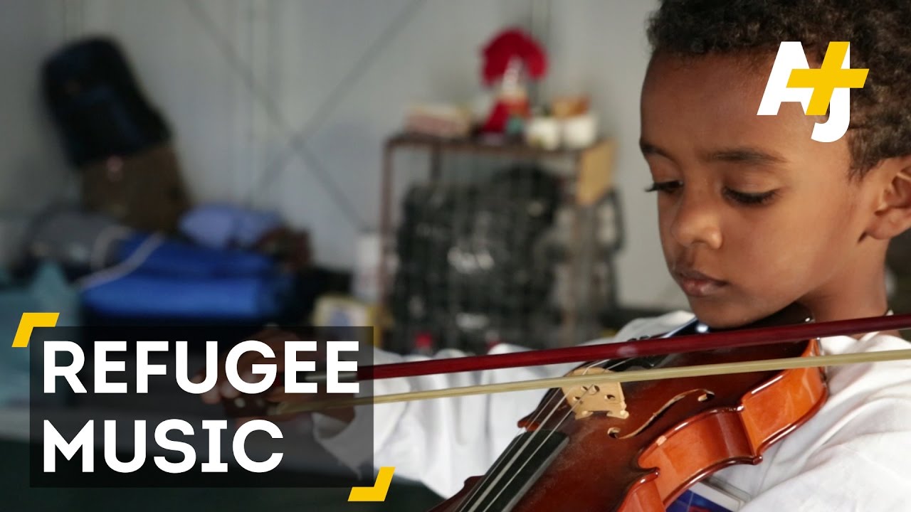 Music Lessons For Refugees In Greece - YouTube