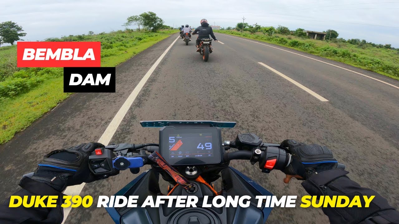 Duke 390 RIDE After Long Time TO NEW DAM - YouTube