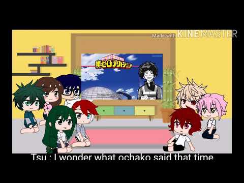 BNHA react to Uraraka & Aoyama VS Thirteen (Gacha Club)