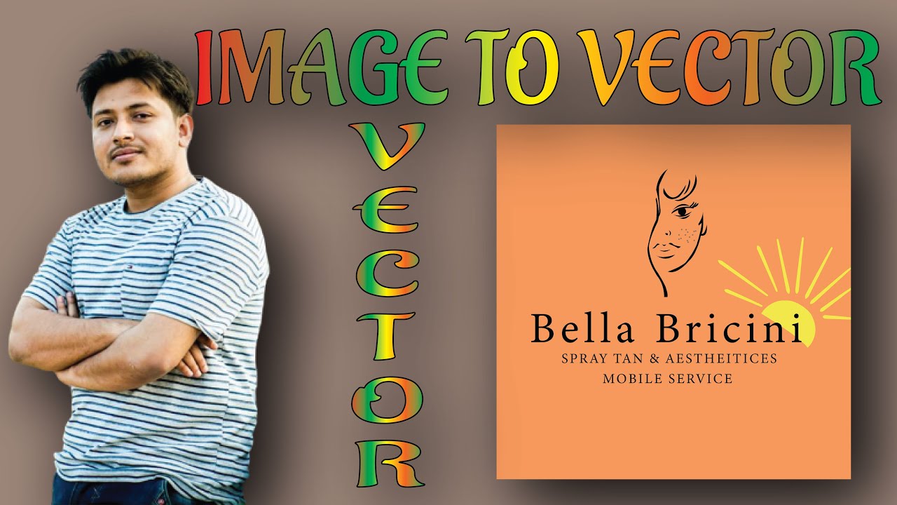 HOW TURN ANY IMAGE TO VECTOR-Illustrator live trace tool guide. - YouTube