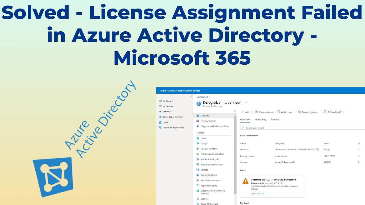 Solved - License Assignment Failed in Azure Active Directory | Azure AD ...