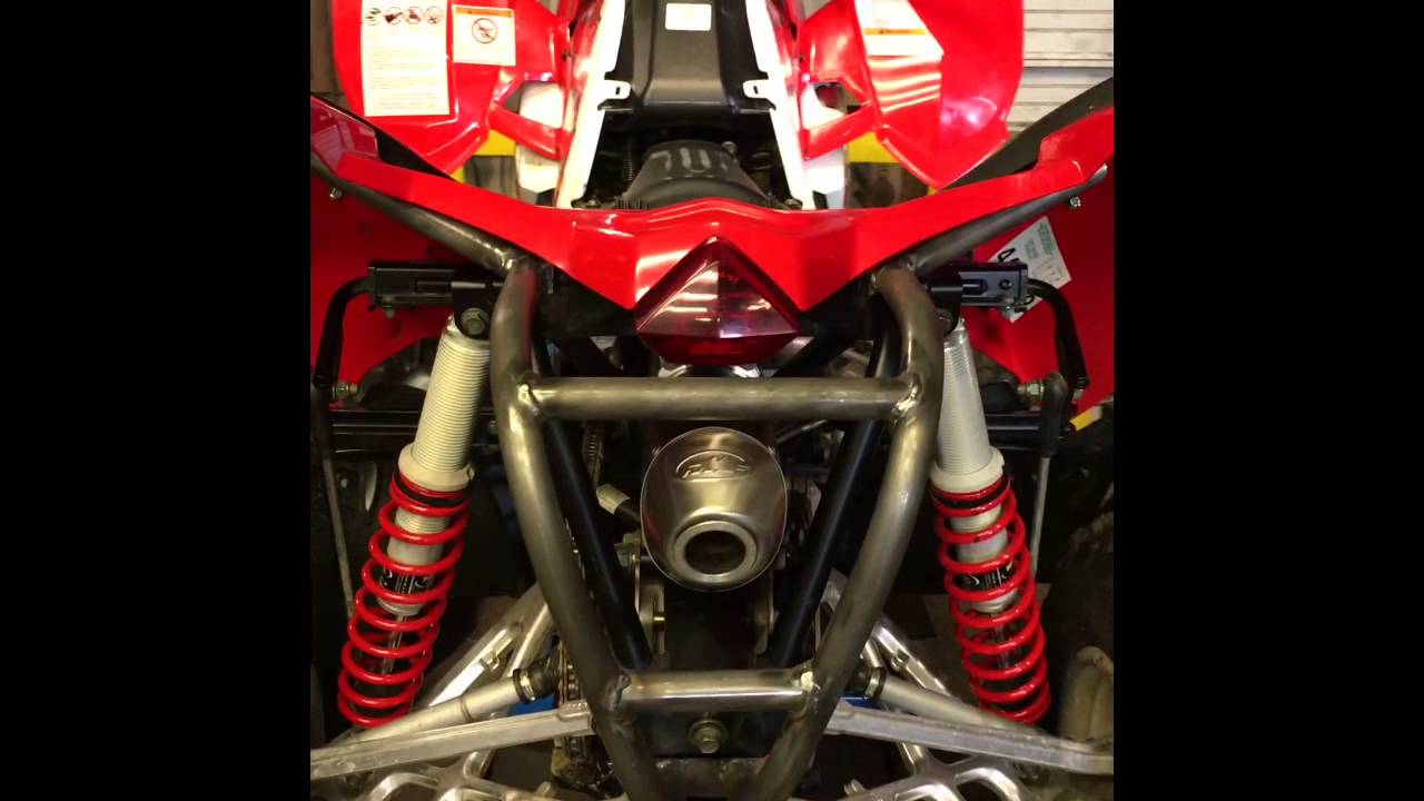 Polaris Outlaw 525 Irs - Raztech Rear Intrusion Bar - YouTube