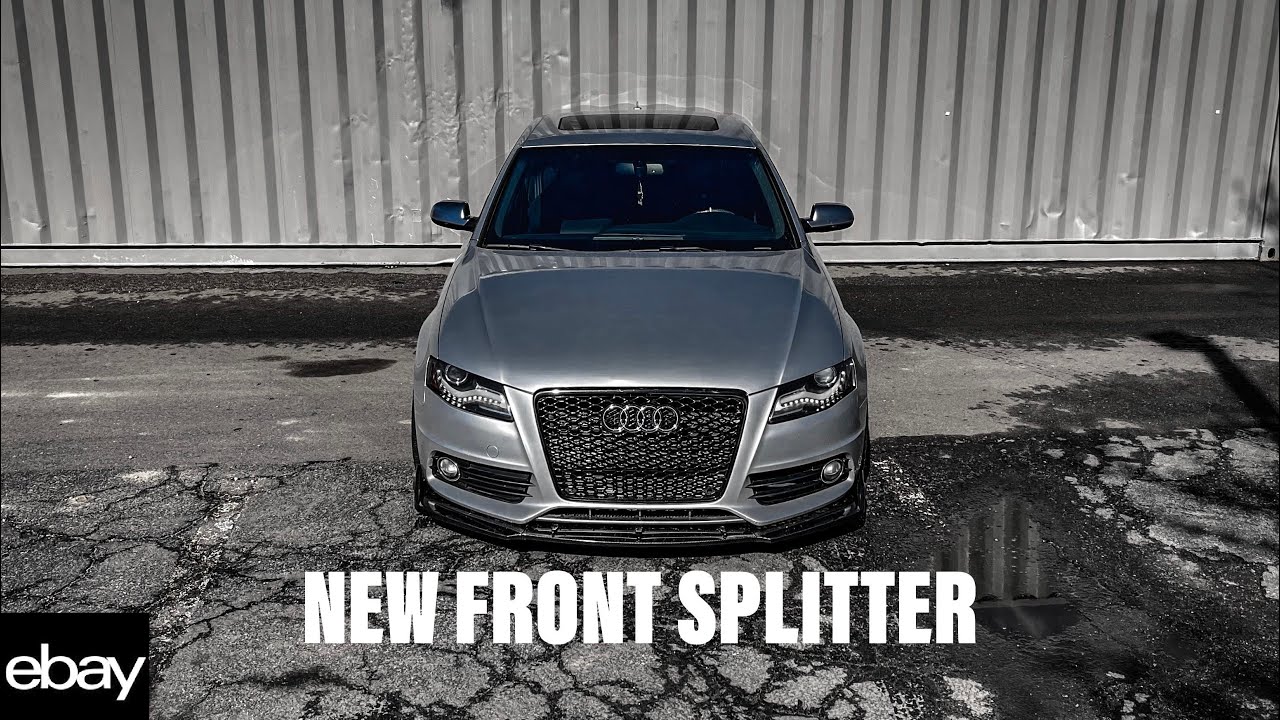 AUDI S4 - NEW FRONT LIP! - YouTube