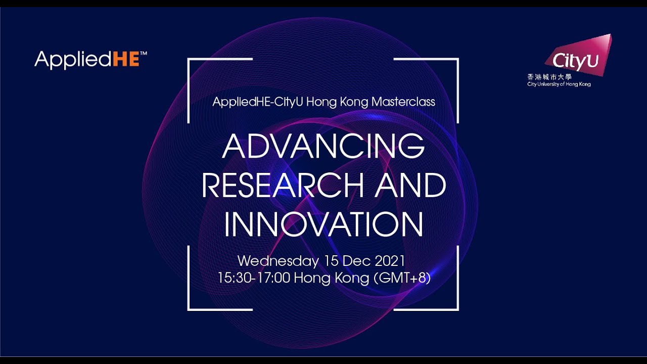AppliedHE-CityU HK Masterclass - YouTube