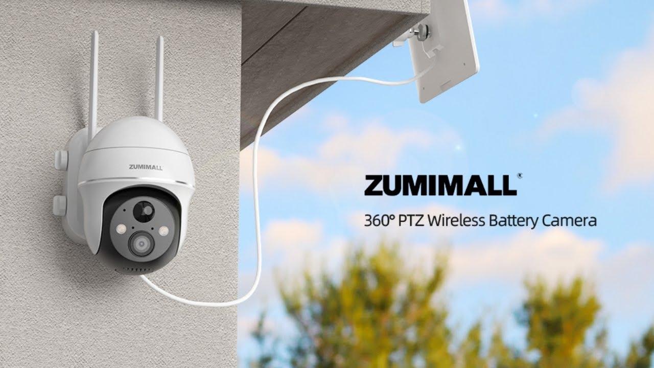 ZUMIMALL Security Cameras Wireless Outdoor | Solar Cctv Camera - YouTube