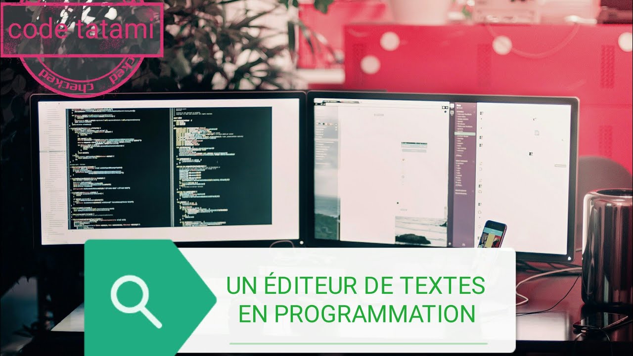 C'EST QUOI UN ÉDITEUR DE TEXTES EN PROGRAMMATION ? - YouTube