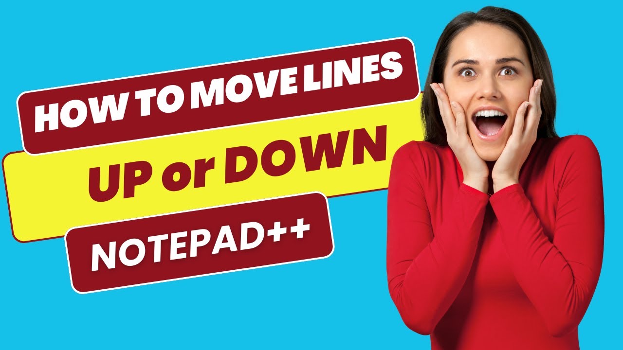 How to move lines up or down in Notepad++ _ آموزش نوت پد پلاس پلاس ...
