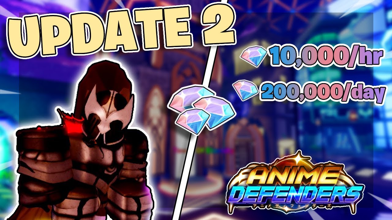 The NEW BEST UPDATE 2 GEM Farming Method! [Anime Defenders] - YouTube