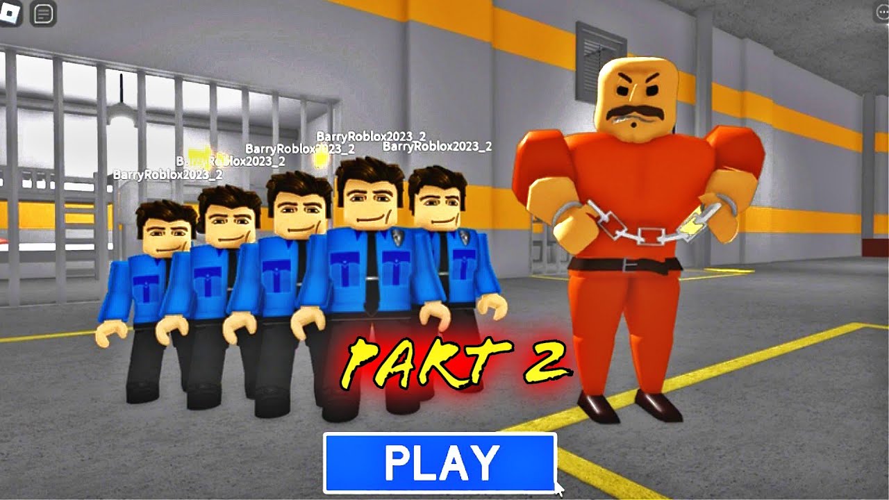 ROBLOX | PRISON BORRY FAMILY ESCAPE 😤 PART 2 - YouTube