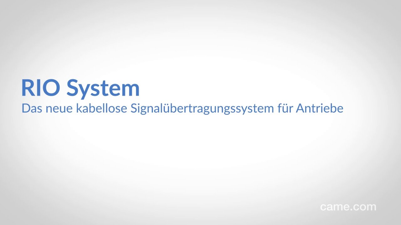 RIO System: das neue kabellose System für Sicherheitselemente | Zubehör ...