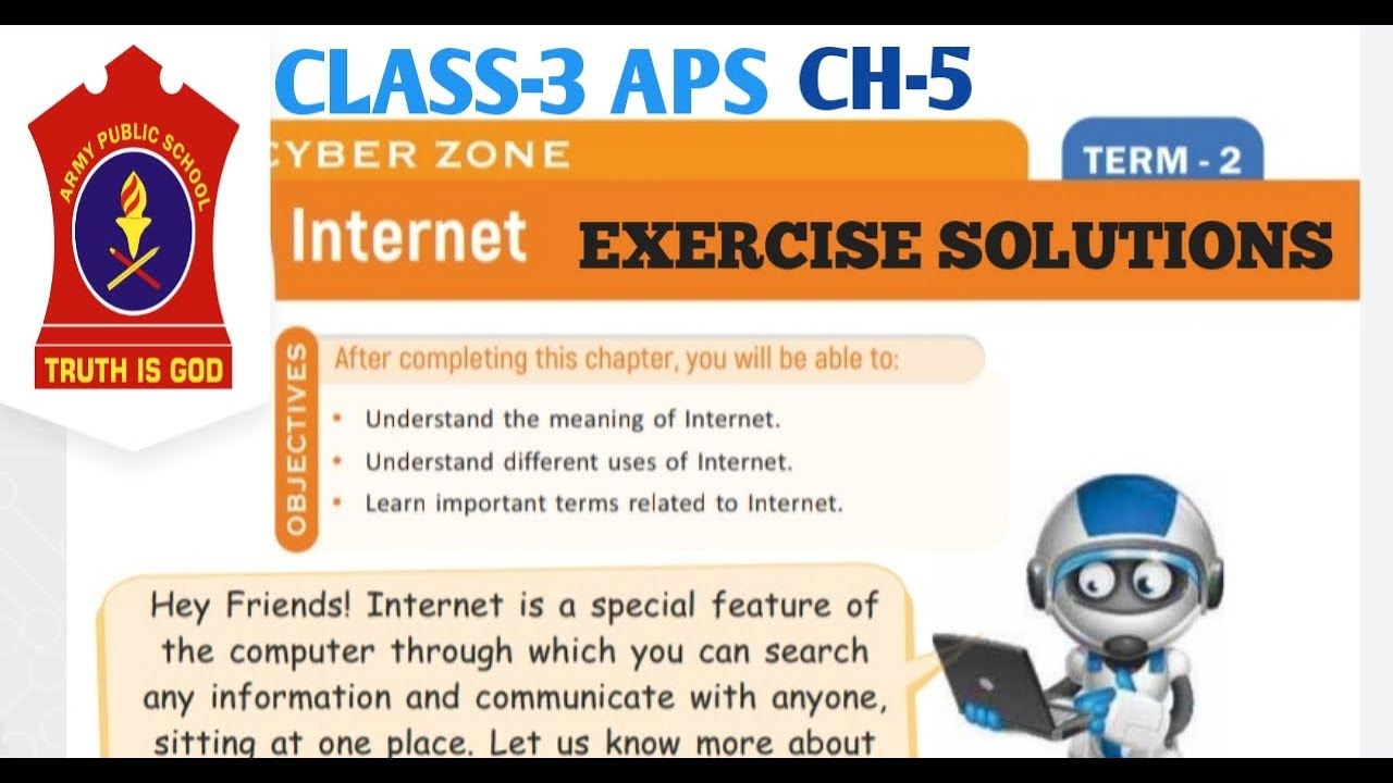Class 3 Computer Ch 5 Exercise Solution Aps Codebot Youtube