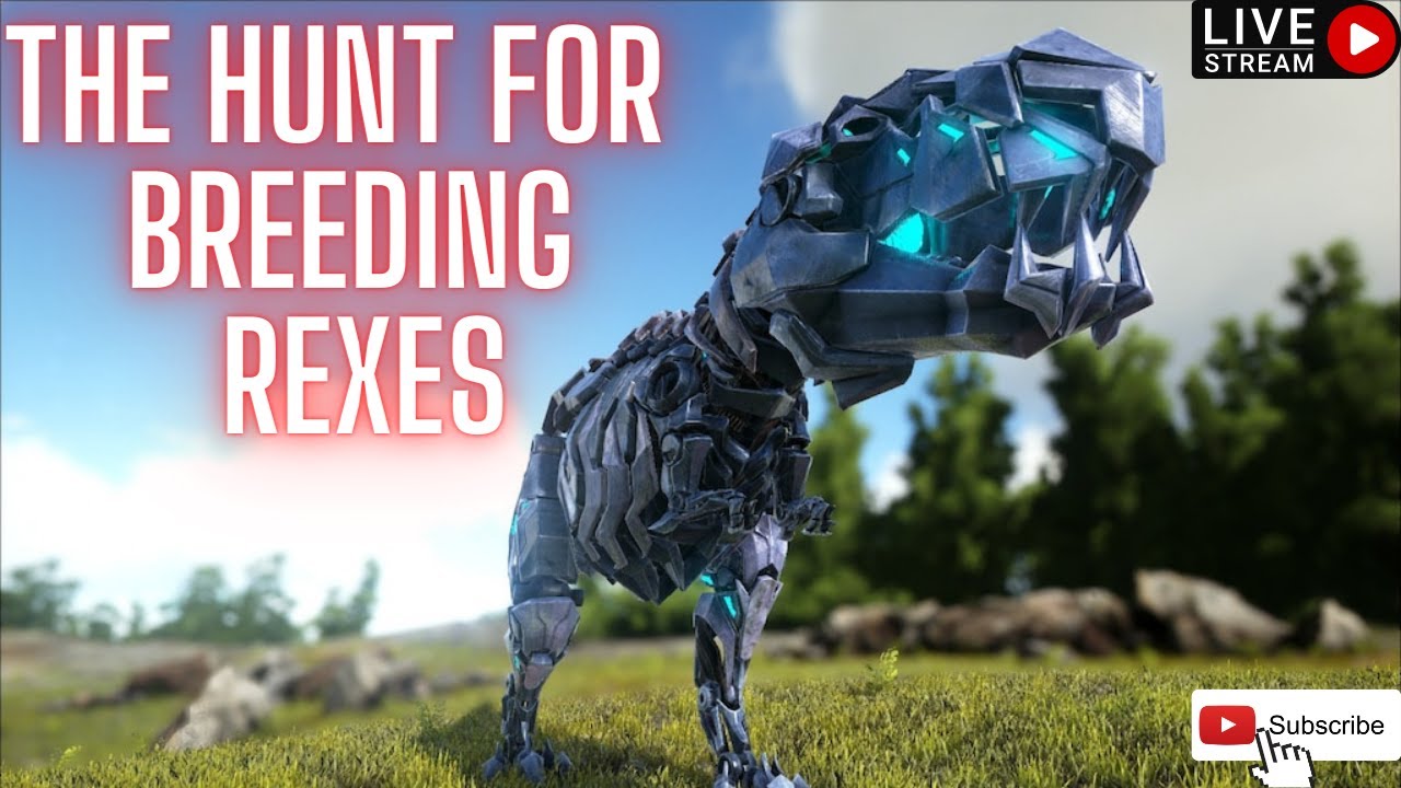 The hunt for Breeding Rexes and More Castle Building | Ark: Survival ...