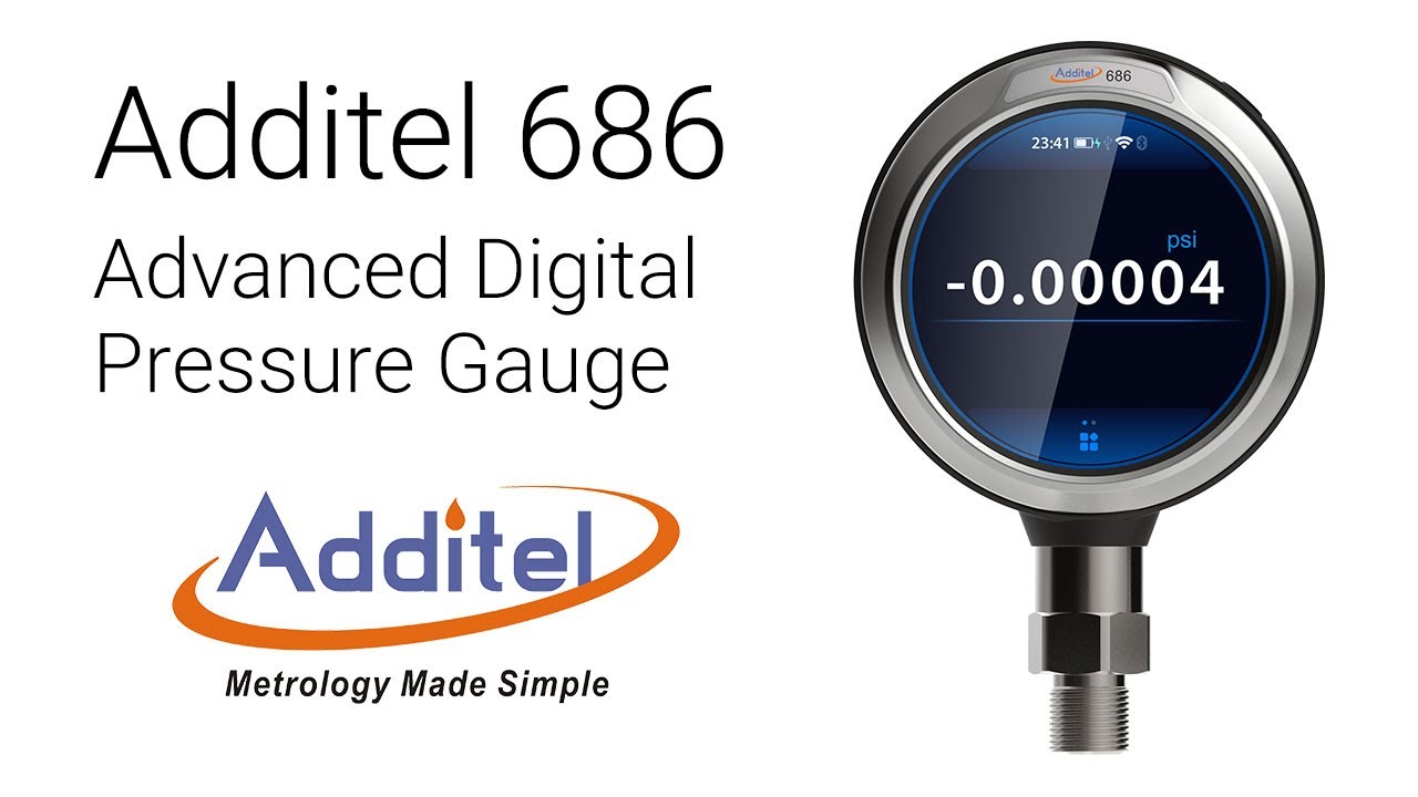 Additel 686 Advanced Digital Pressure Gauge - YouTube
