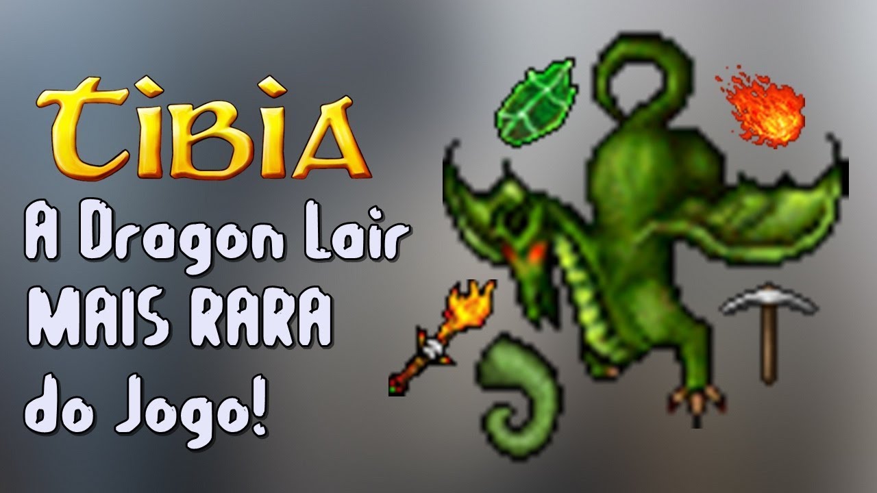 Tibia: A Dragon Lair Mais RARA e SECRETA do Jogo! - YouTube