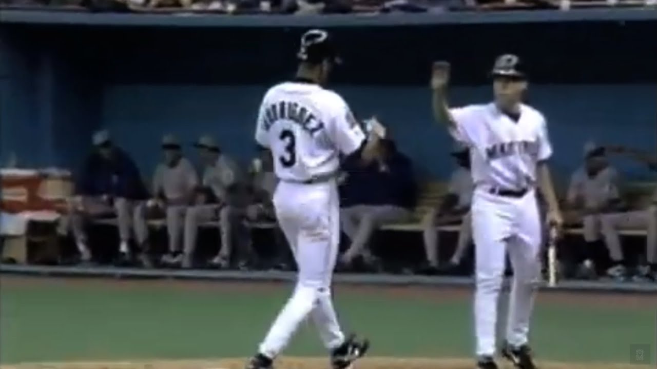 Alex Rodriguez hits 1st career Major League HR | June 12, 1995 ...
