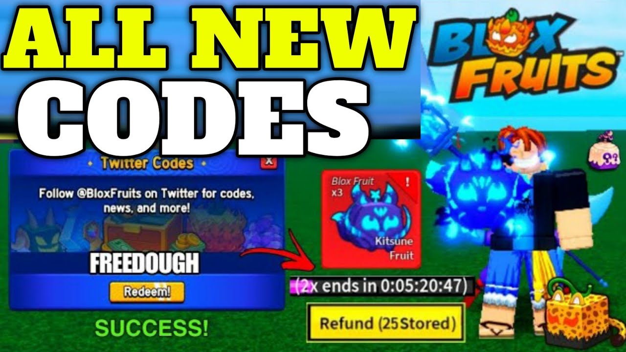 KITSUNE ⛩️ BLOX FRUITS CODES 2023 | ROBLOX BLOX FRUITS CODES 2023 ...