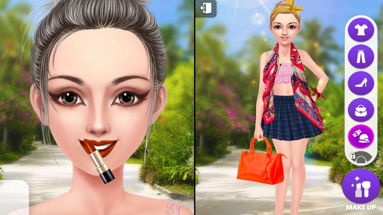 Make Up A Beautiful Girl/Lady To competition 🧕🧑‍🎄| Fashion Show|🦕Phone ...