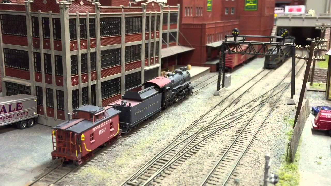 On the PRR in N Scale - YouTube