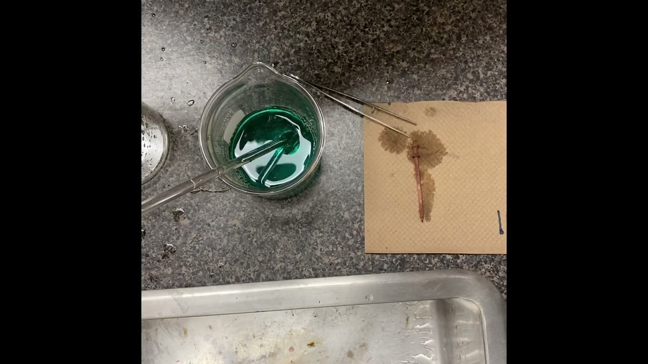 Moles of Copper and Iron Lab - YouTube