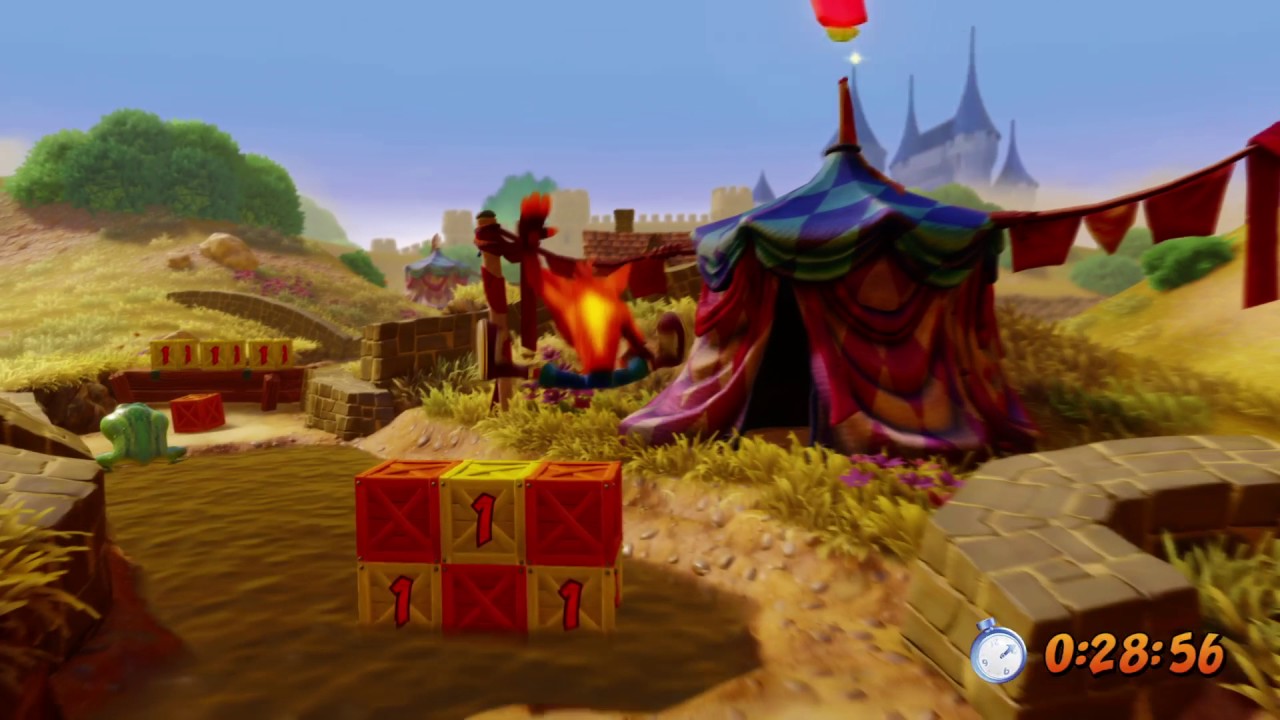 Crash Bandicoot N. Sane Trilogy: Crash 3 WARPED Toad Village Time trial ...