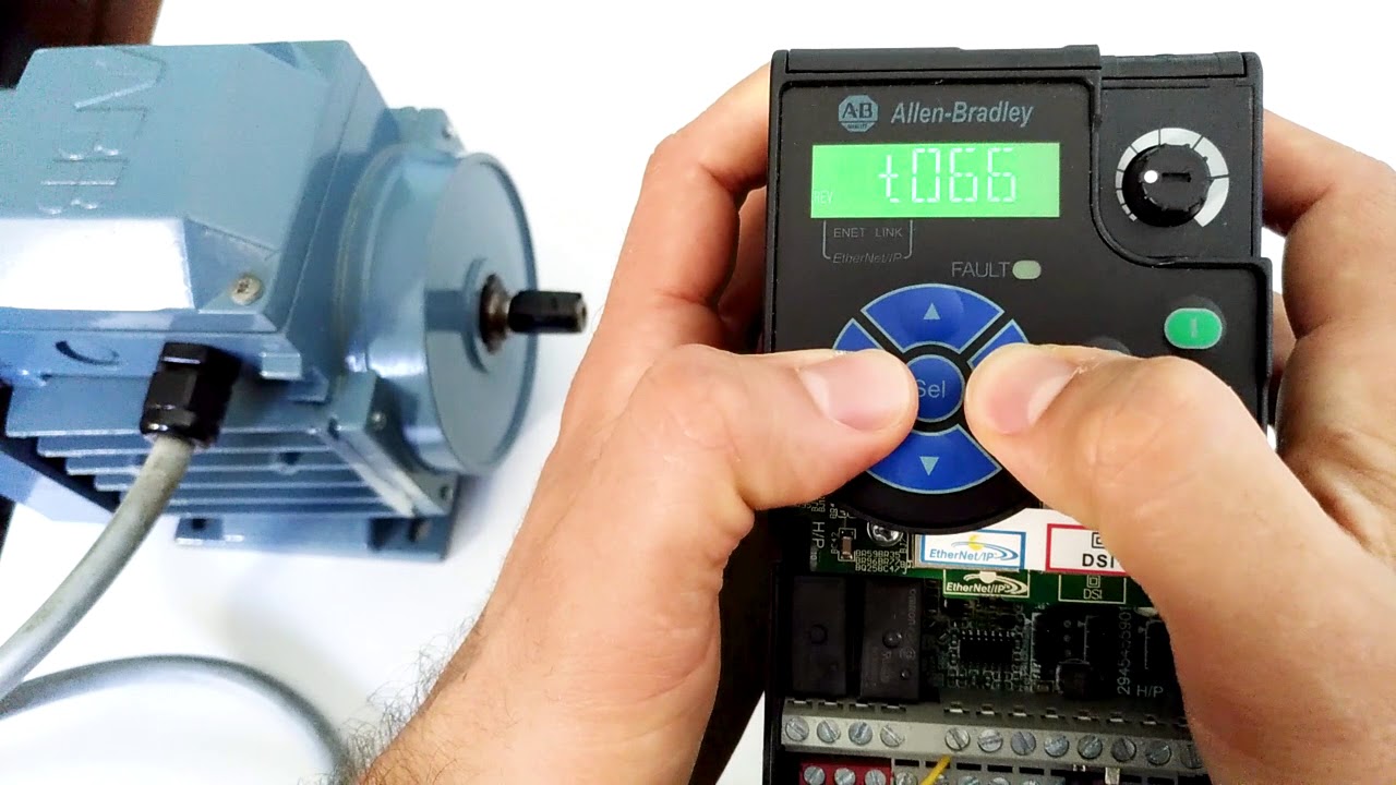 PowerFlex 525: Función de Jog o Impulso - YouTube