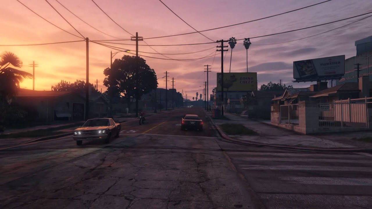 A DAY IN SOUTH LOS SANTOS (Music Video) GTA V Ps4 - YouTube