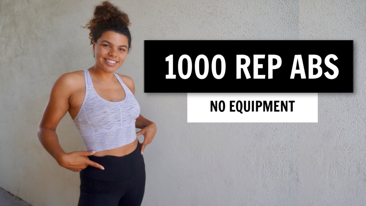 1000 REP ABS CHALLENGE | Burn Fat - YouTube