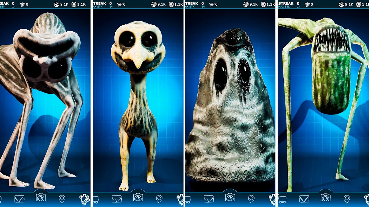 Zoonomaly Characters FNAF AR Workshop Animations #3 - YouTube