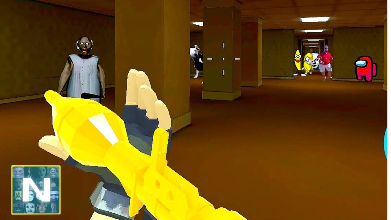 Nextbots Sandbox in Backrooms Shooter Gameplay 205 ,Sandbox Android ...