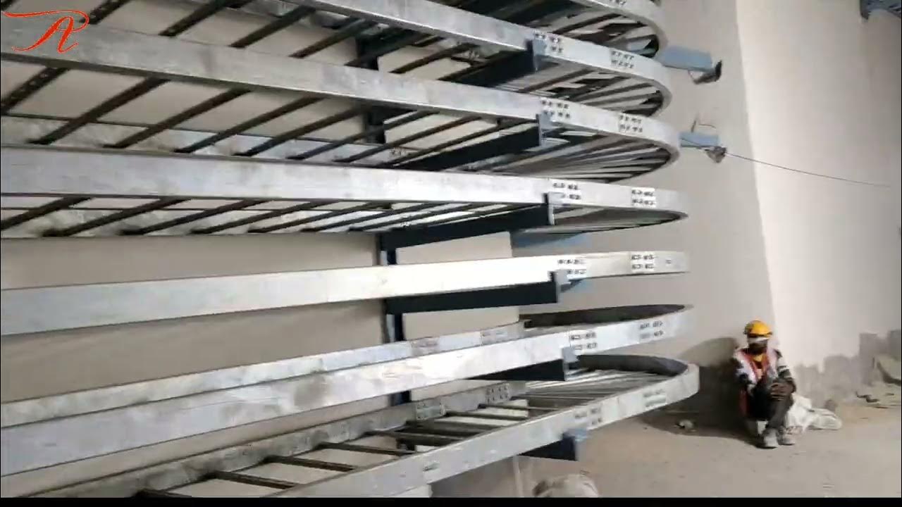 Cable tray work | Cable Tray Installation | Tray work in plant | Tray ...