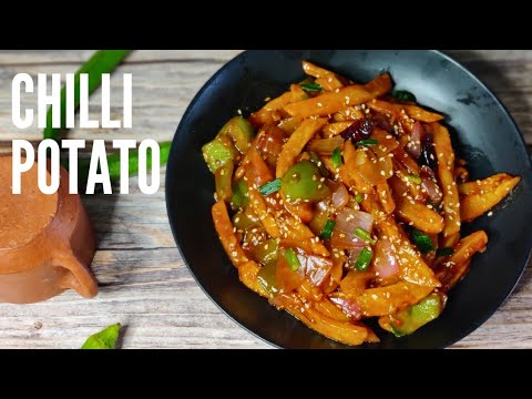 Chilli Potato Recipe. Potato Chilli Dry. Easy Recipe. - YouTube