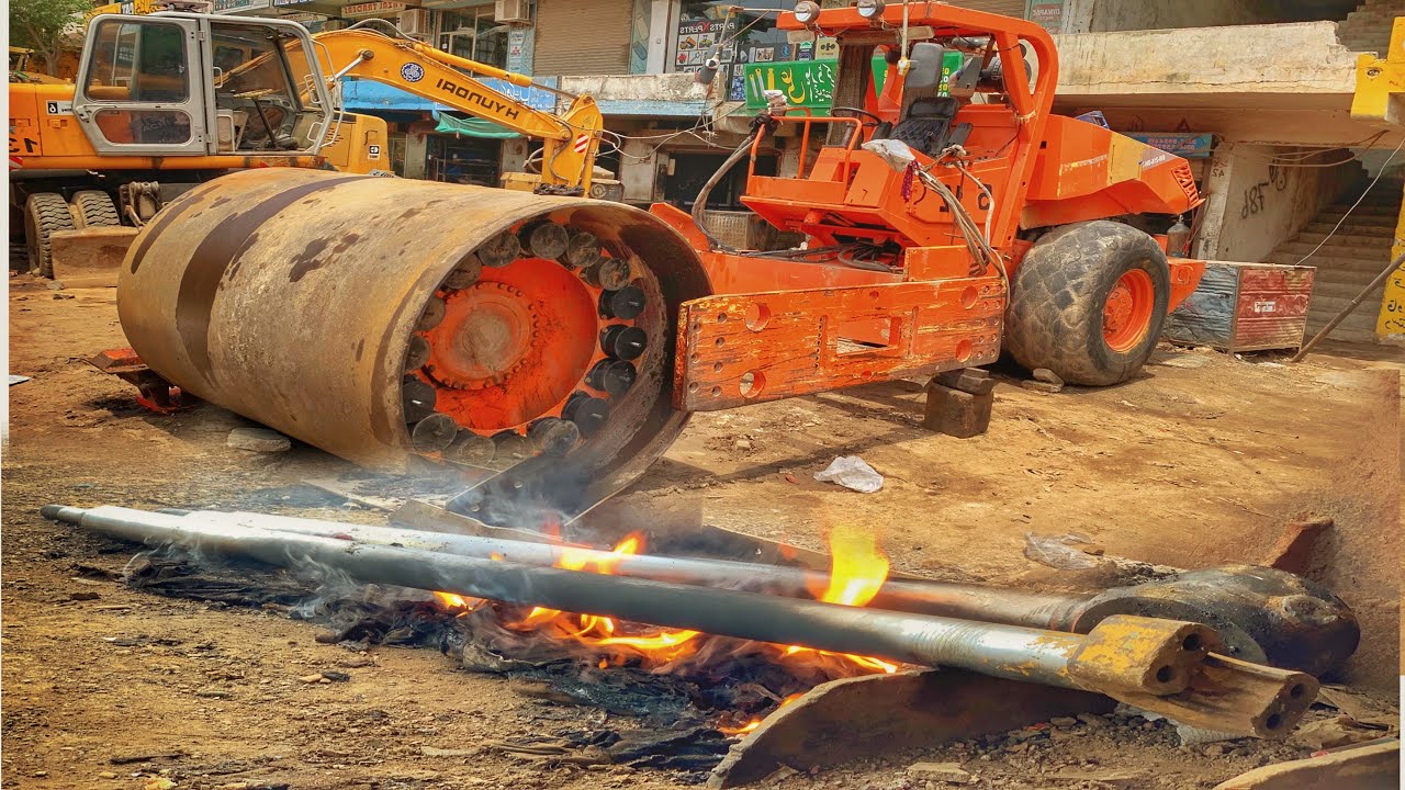 How to repair and replace dynamic road ruler and replace rod|bent ...