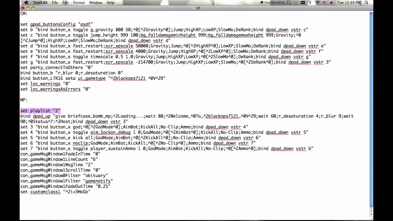 BEST XP/DERANK COD4 MOD MENU+CODES/PS3 - YouTube