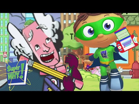 Comic Book: Attack of the Eraser | Super Why - WildBrain | Movies for Kids