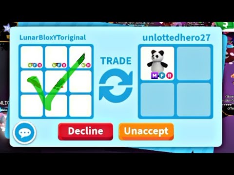 😱🐼THEY OFFERED ME A MEGA PANDA FOR MY NEON LEGS! BIG WIN FOR ME! ADOPT ...