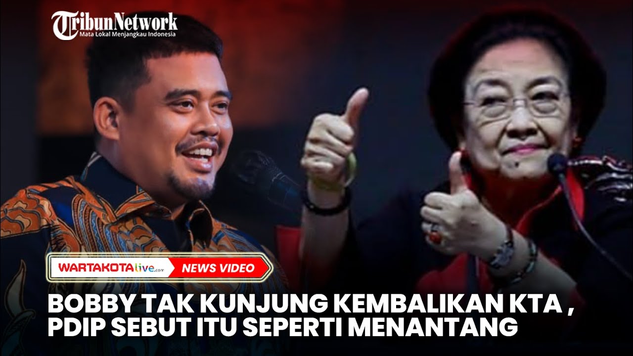 Bobby Nasution Tak Kunjung Kembalikan KTA, PDIP Sebut Itu Sama Aja seperti Menantang - YouTube