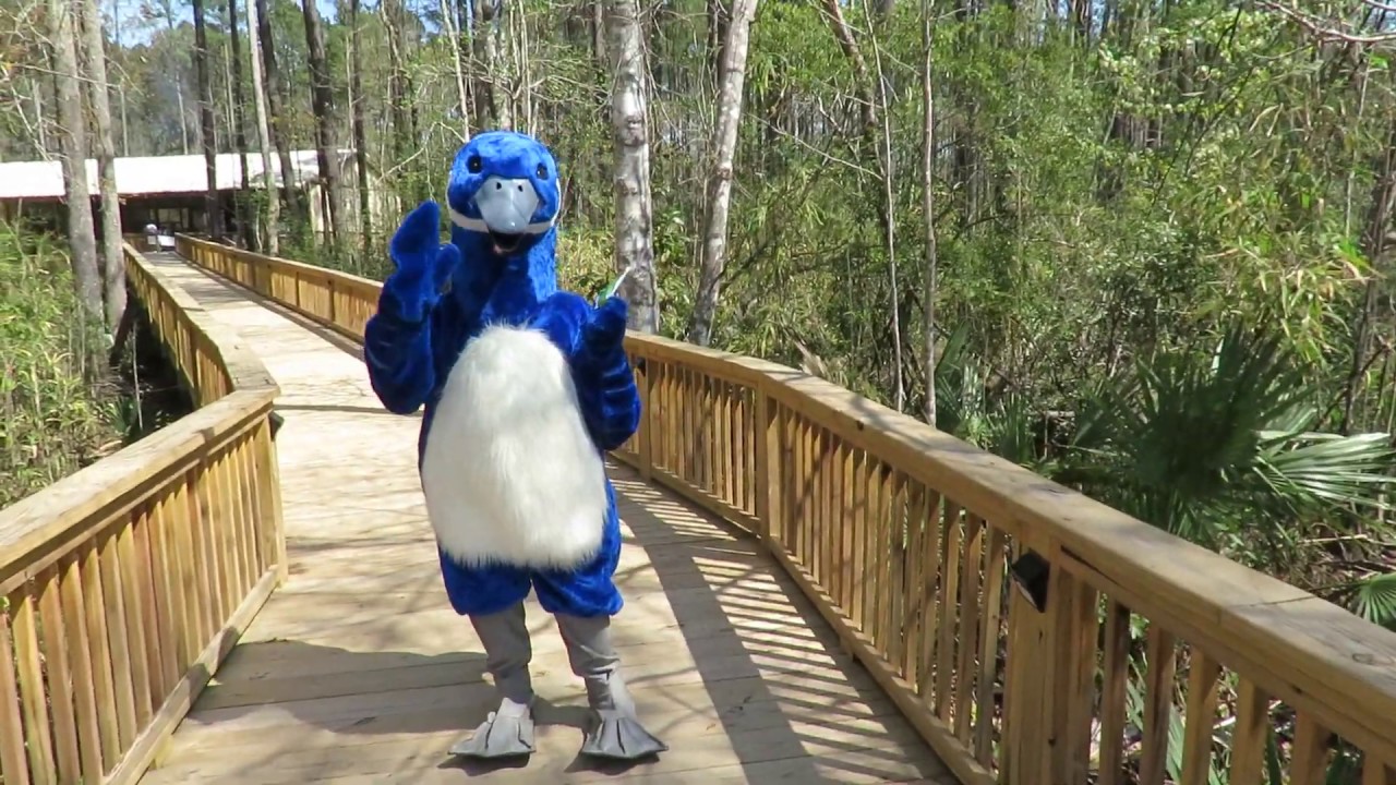 Puddles the Blue Goose at Beech Hill Pavilion Grand Opening Savannah ...