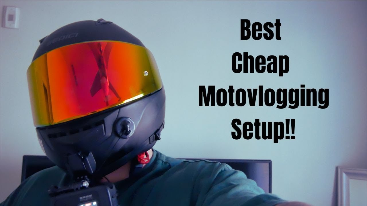 My Motovlogging Setup on a Budget!! (Best cheap setup) - YouTube