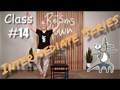 Chair Yoga - Intermediate - 49 Minutes Some Seated, More Standing - YouTube