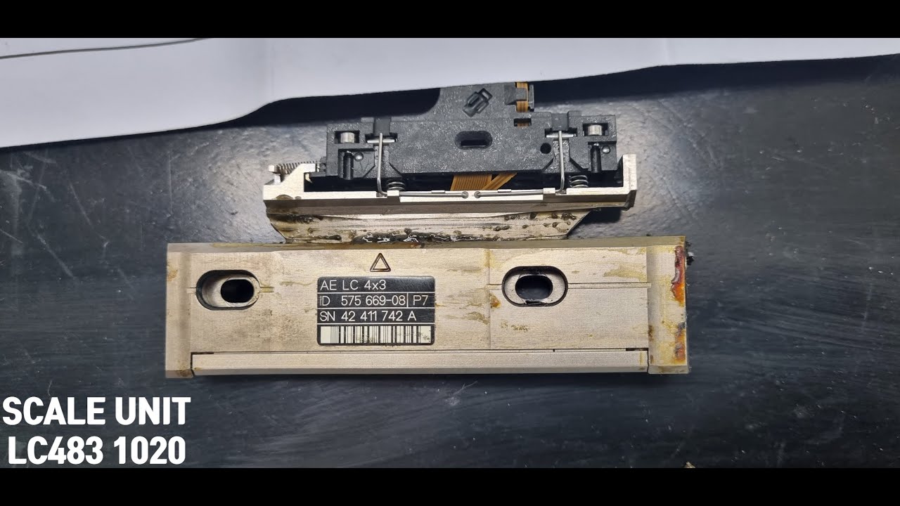 수리) 하이덴하인(HEIDENHAIN) 앱솔루트 스케일 LC483 1020mm 내부오염으로 신호가 출력되지 않아서 PCB교체와 ...