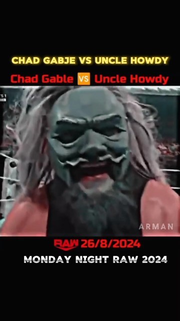 Chad cable vs Uncle Hardy Monday night RAW 2024 ☠️ match Edit - YouTube