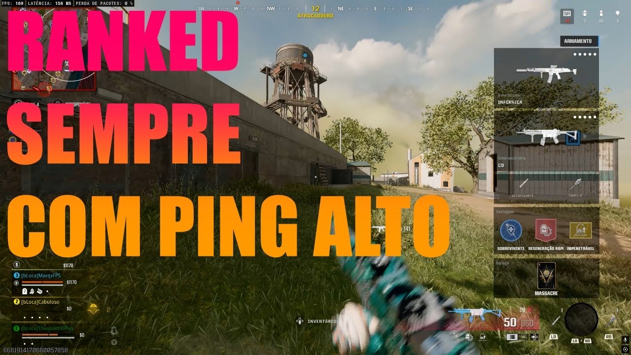 WARZONE - PING ALTO, TEM QUE SEGURAR MAIS! - YouTube