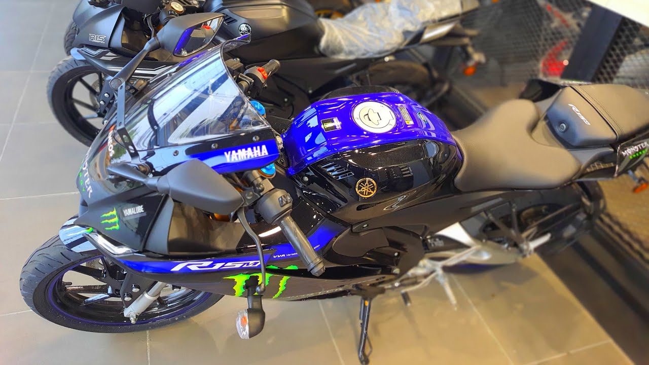 Finally 2022 NEW ⛽️ Yamaha R15 😈 V4 MoNSTeR EnergY 🖤 Edition Onroad ...